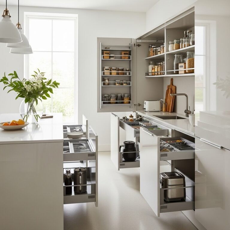 Custom Pantry Cabinets & Pull-Out Storage: Design a Kitchen Without ...